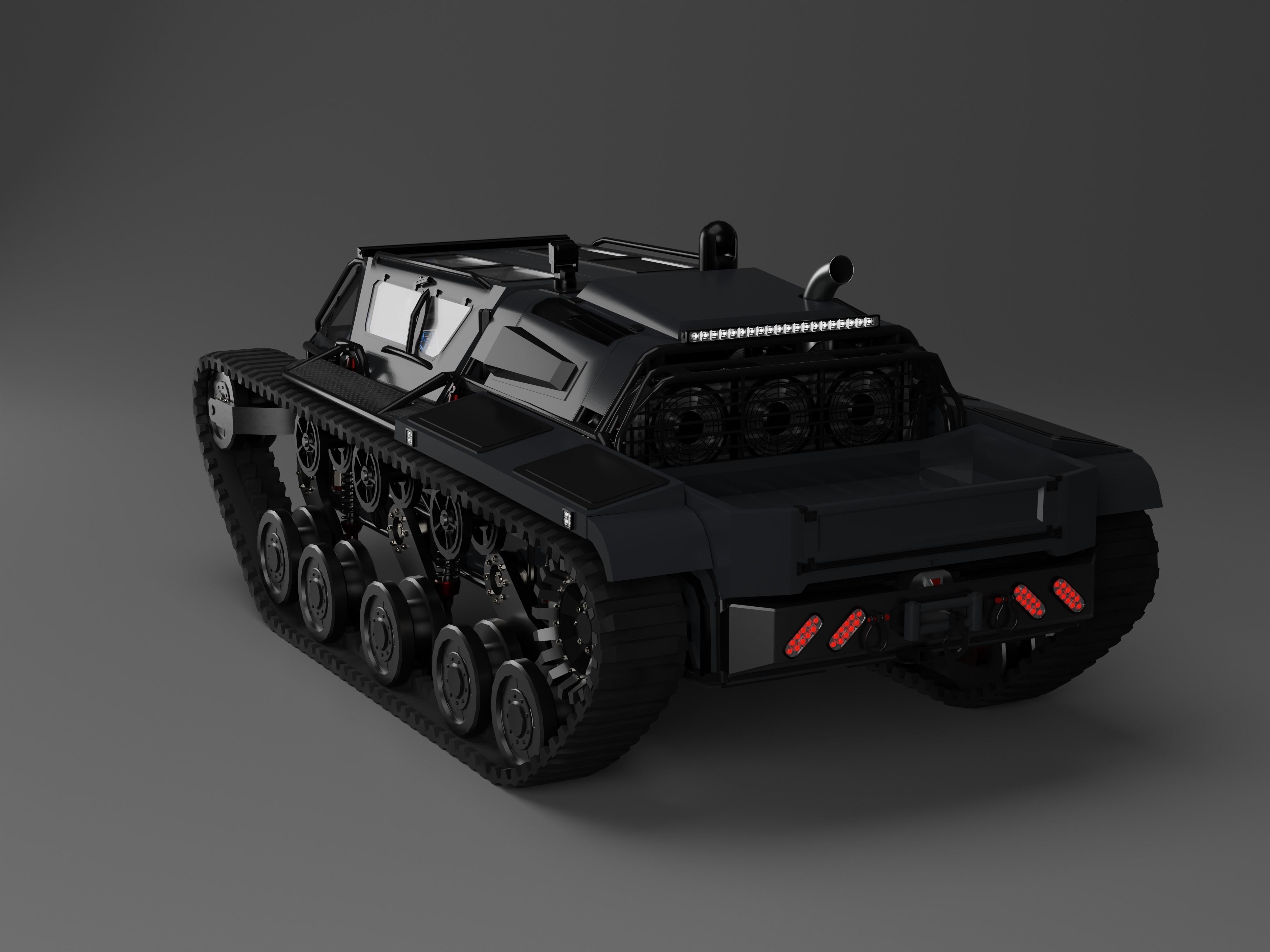 Ripsaw EV3-F4 3D model animated | CGTrader
