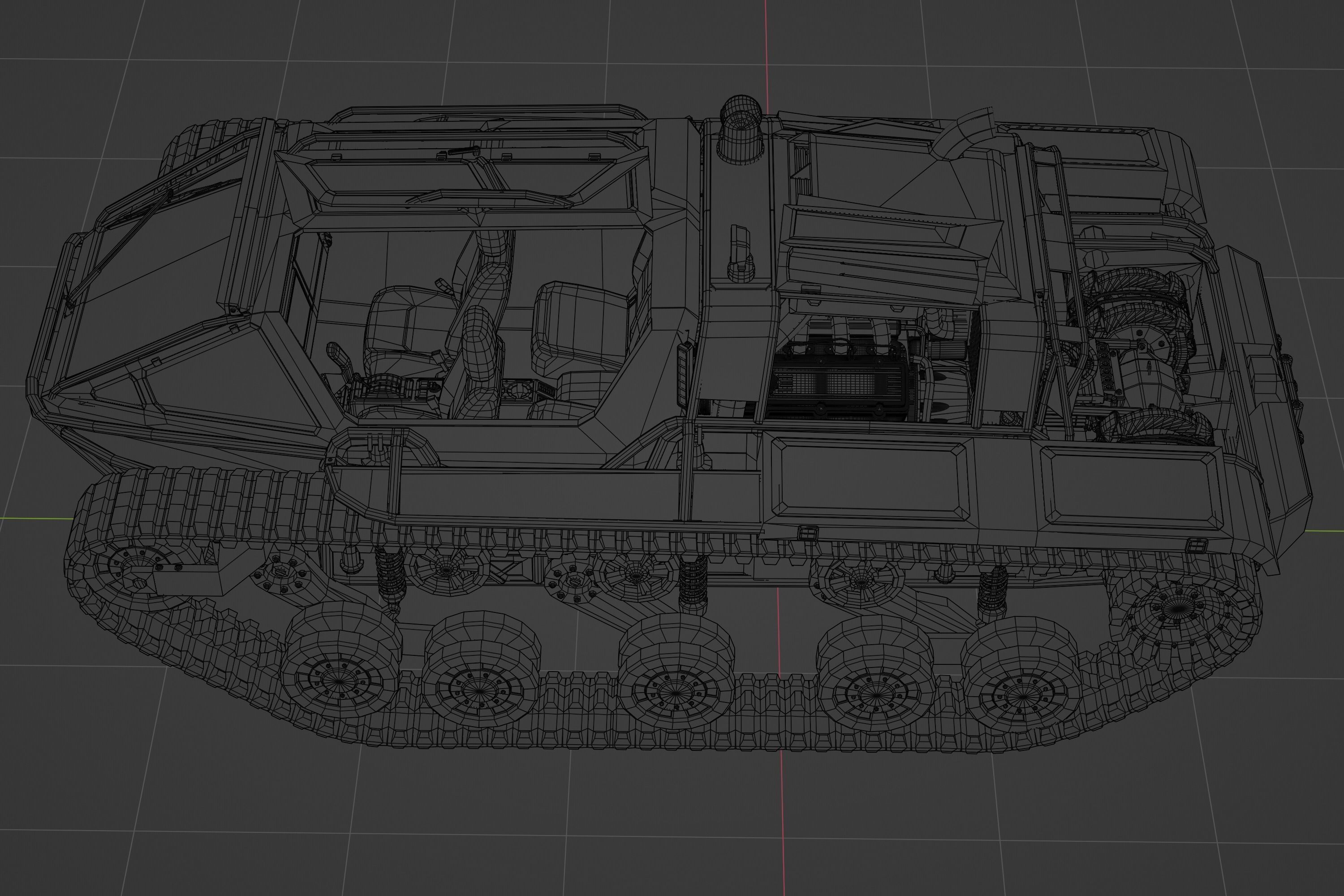 Ripsaw EV3-F4 3D model animated | CGTrader
