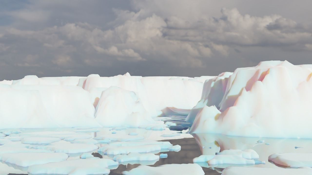 Iceberg models free download 3D model animated rigged | CGTrader