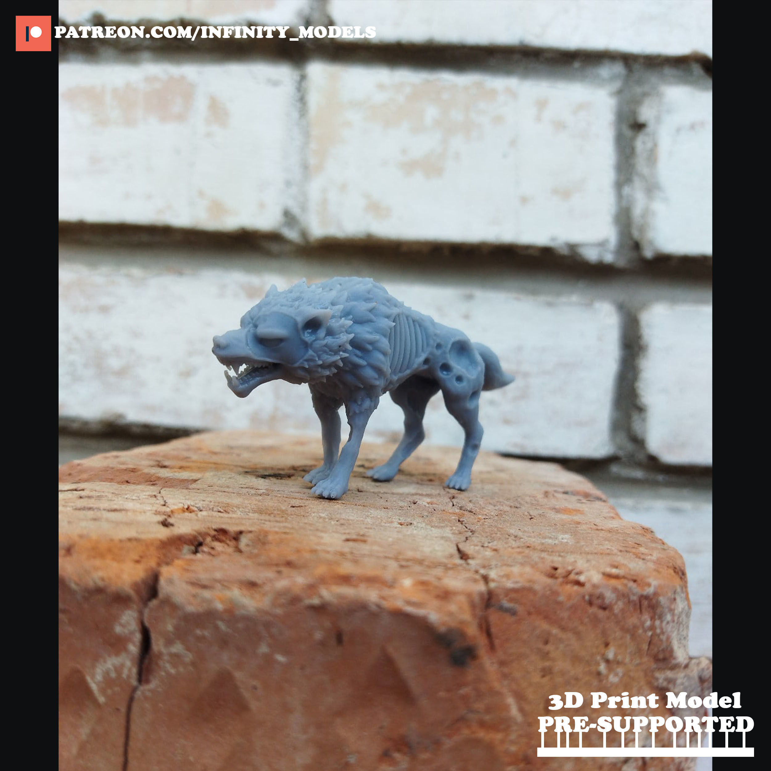 Dire Wolves 3D model 3D printable | CGTrader