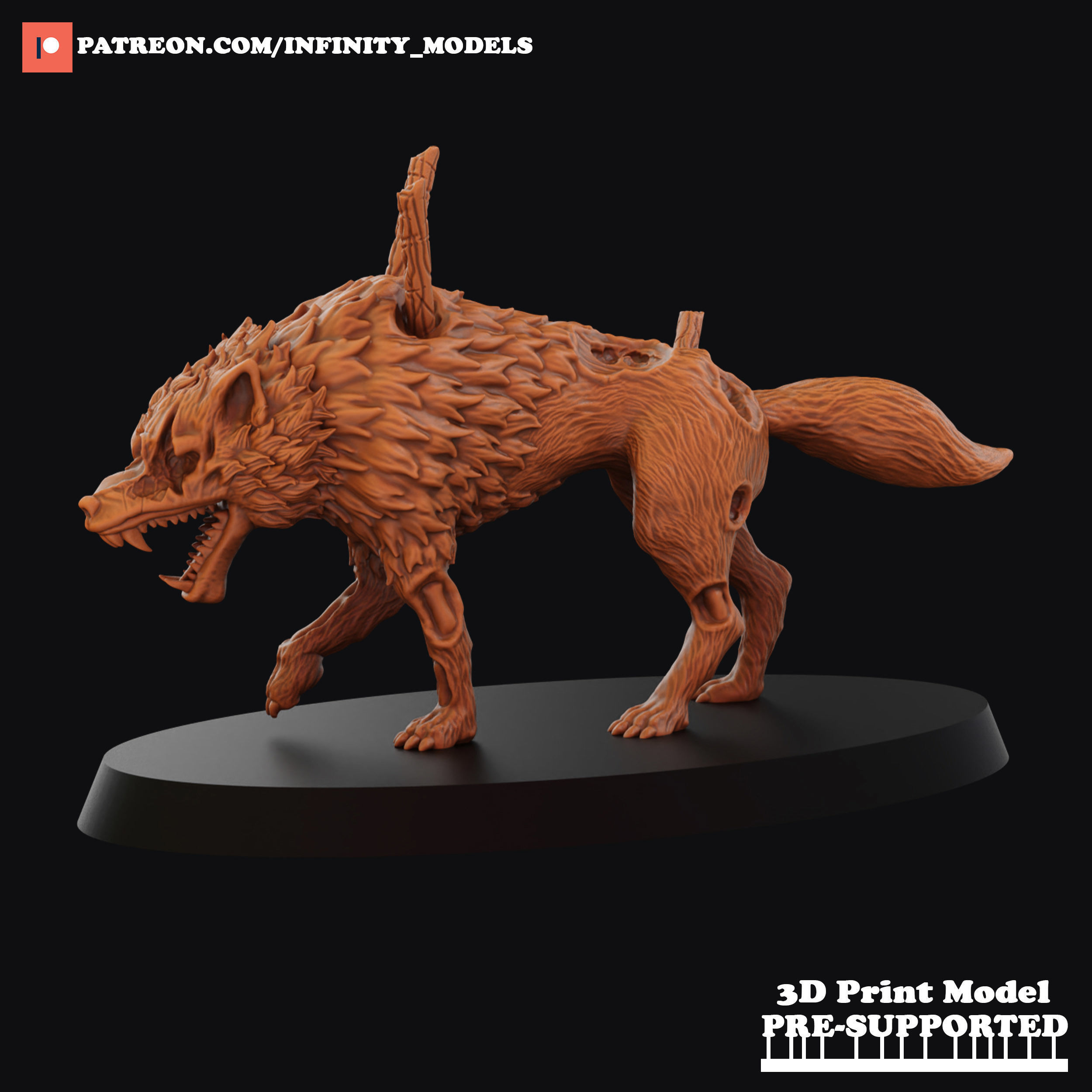 Dire Wolves 3D model 3D printable | CGTrader