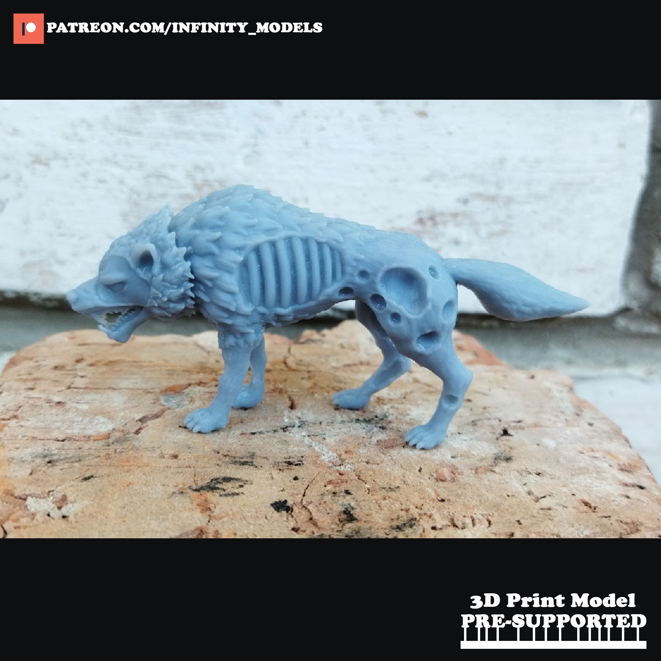 Dire Wolves 3D model 3D printable | CGTrader
