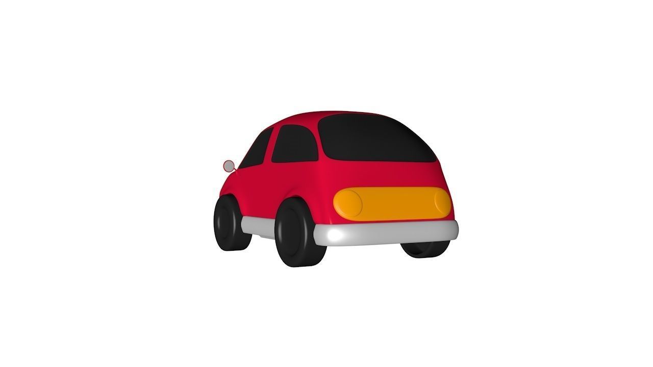 toy or mini car 3D model 3D printable | CGTrader