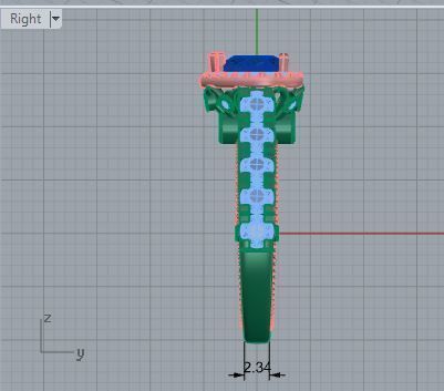 Blue heart luxurious diamond ring 3307 3D print model 3D model 3D ...