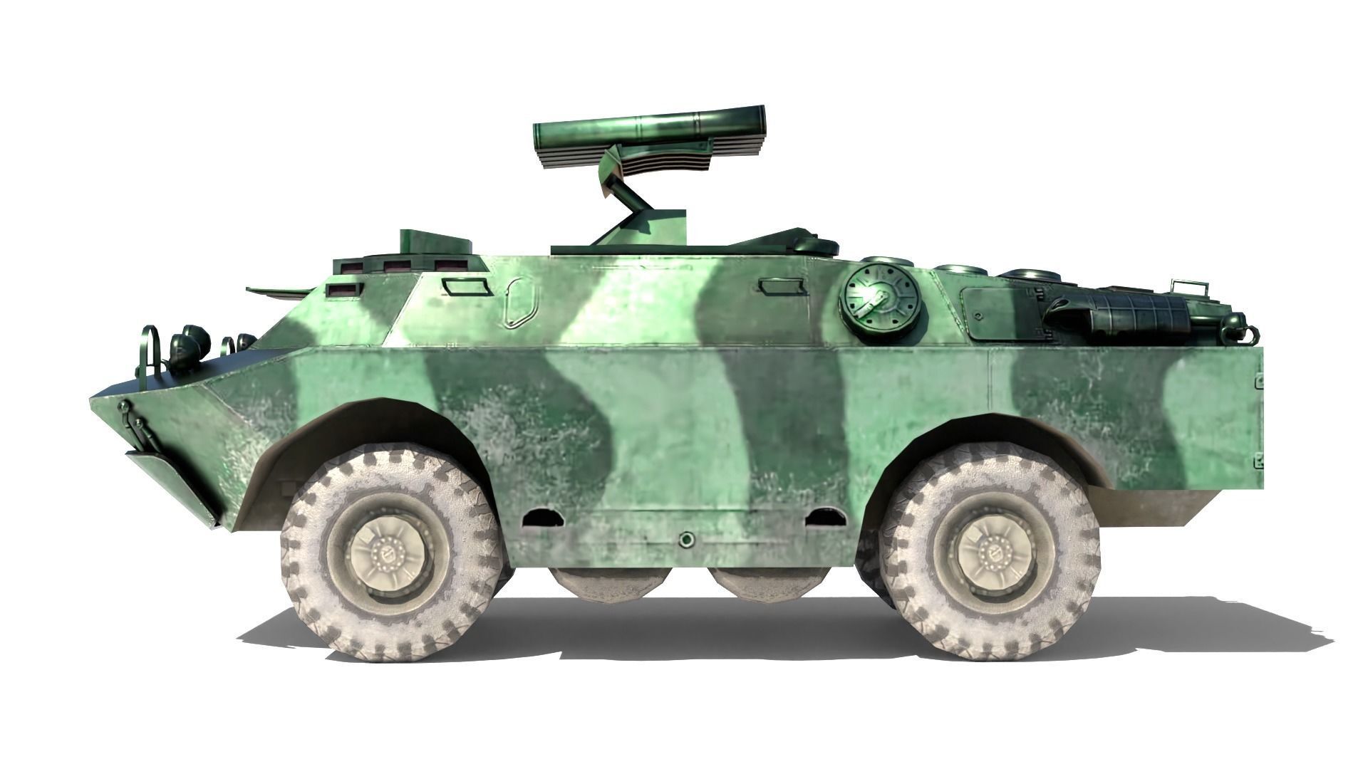 3D model BRDM-3 reconnaissance VR / AR / low-poly | CGTrader