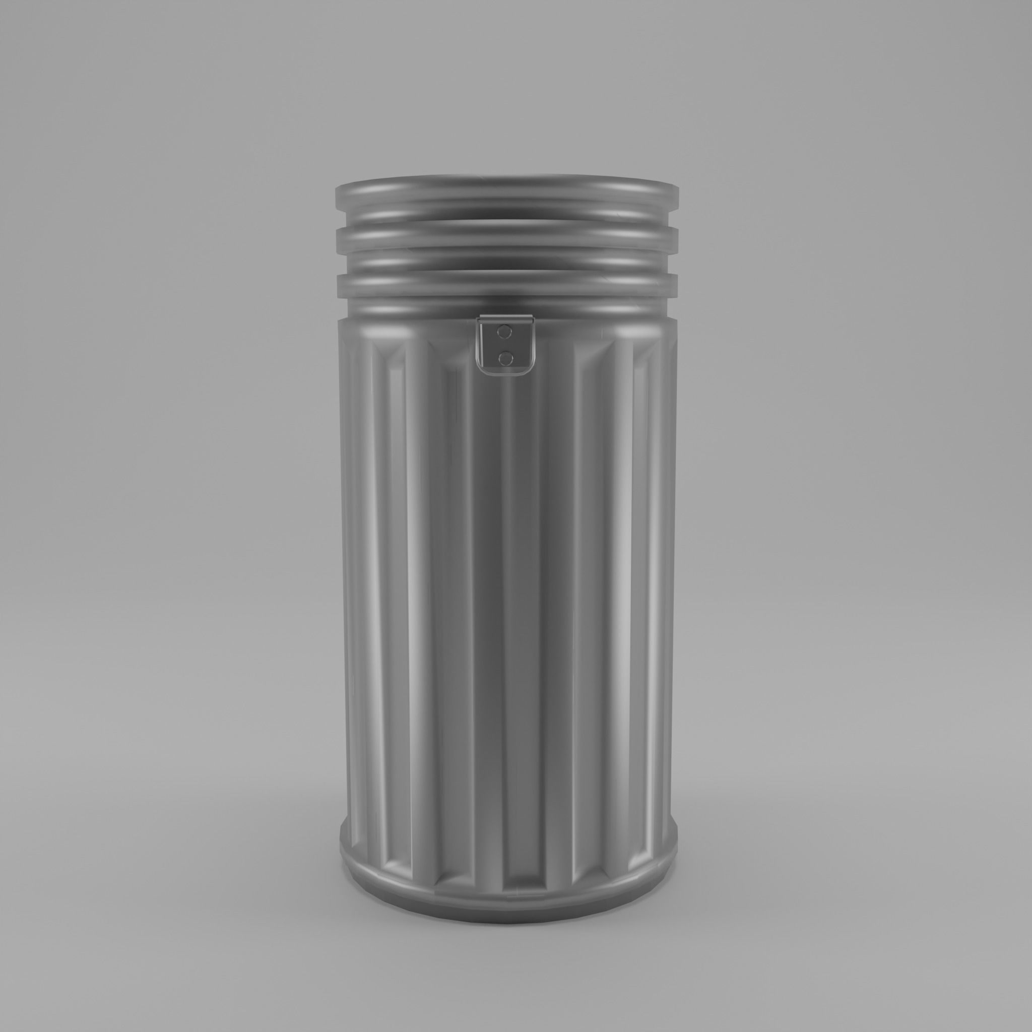 3D model Bin silver low polly model VR / AR / low-poly | CGTrader