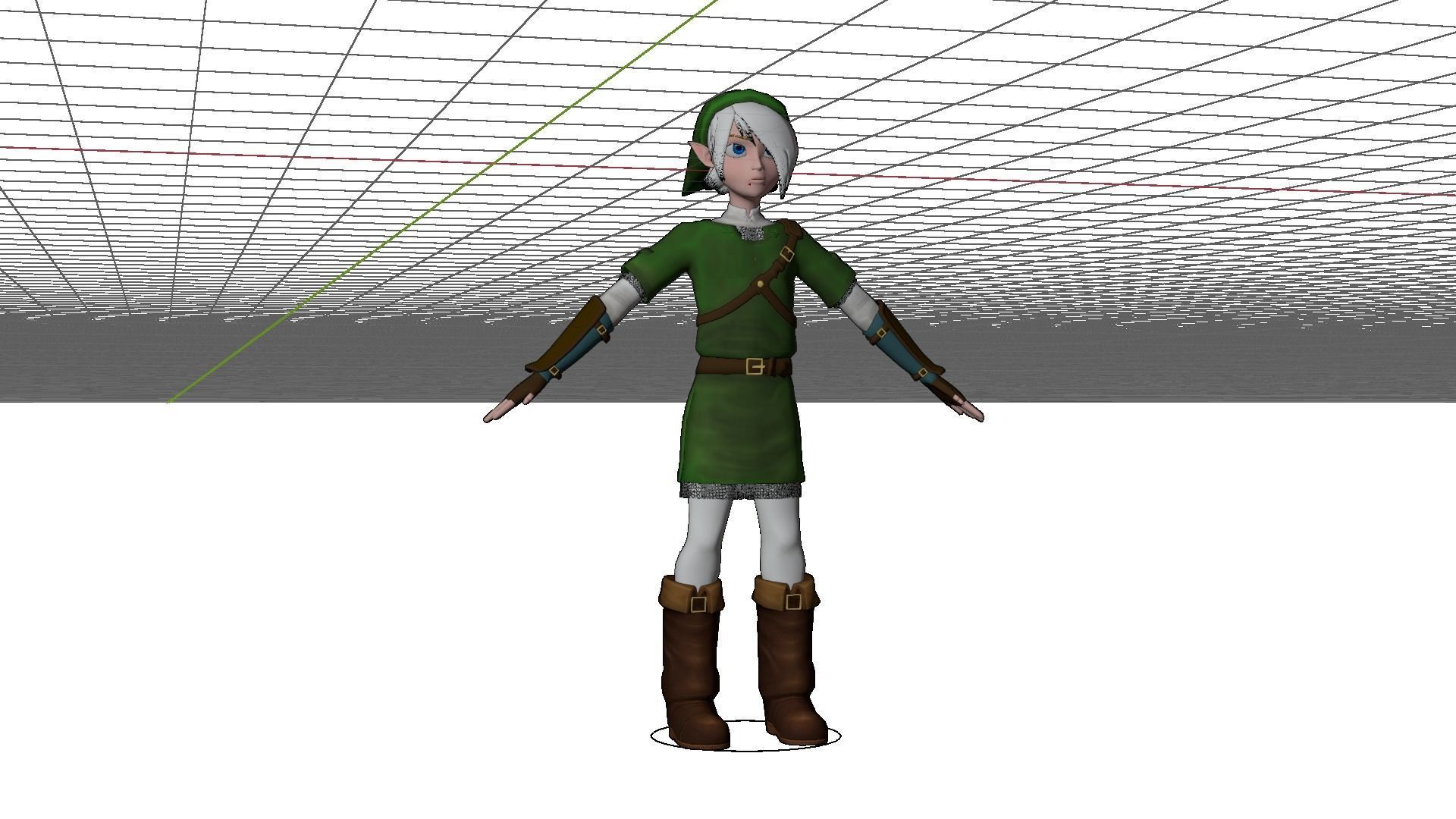 Link The Hero 3D model rigged | CGTrader