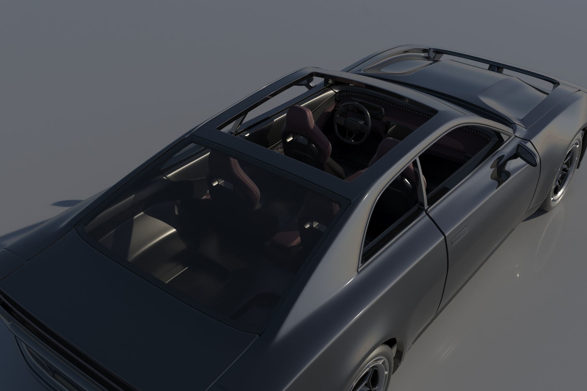 Dodge Charger EV 3D model 3D printable | CGTrader