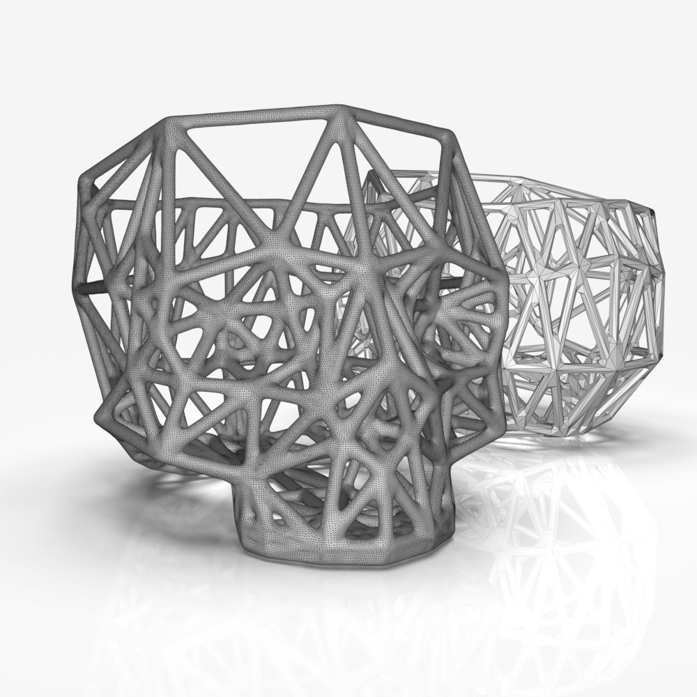 Skull mesh 3D model 3D printable | CGTrader