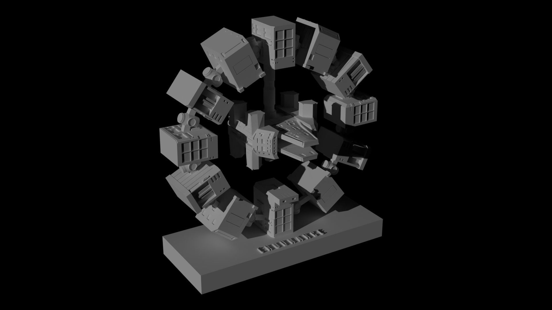 Interstellar Spaceship - The Endurance 3D model | CGTrader