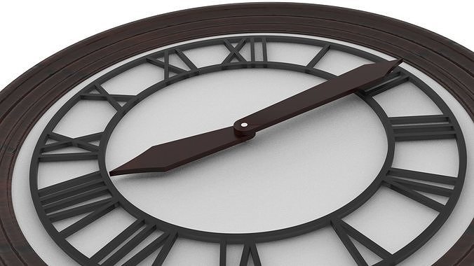 3D model Dr Emett Browns Clock VR / AR / low-poly | CGTrader