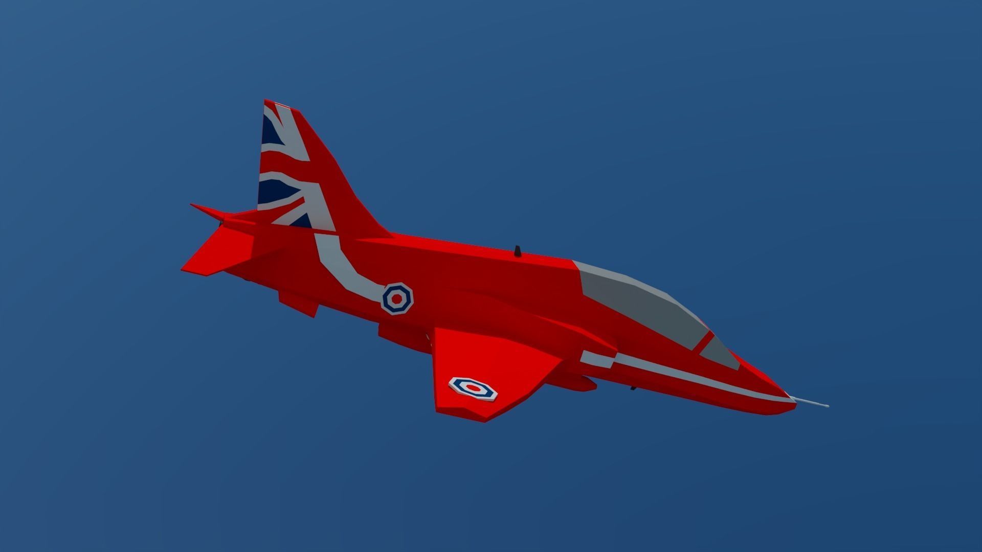 Red Arrow Plane 3D model | CGTrader