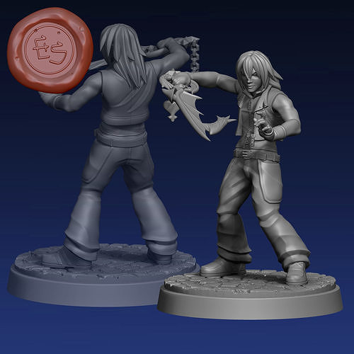 Riku - Kingdom Hearts - 32mm 3D model 3D printable | CGTrader