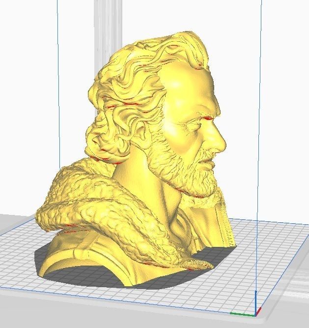 buste Rick Grimes 3D model | CGTrader