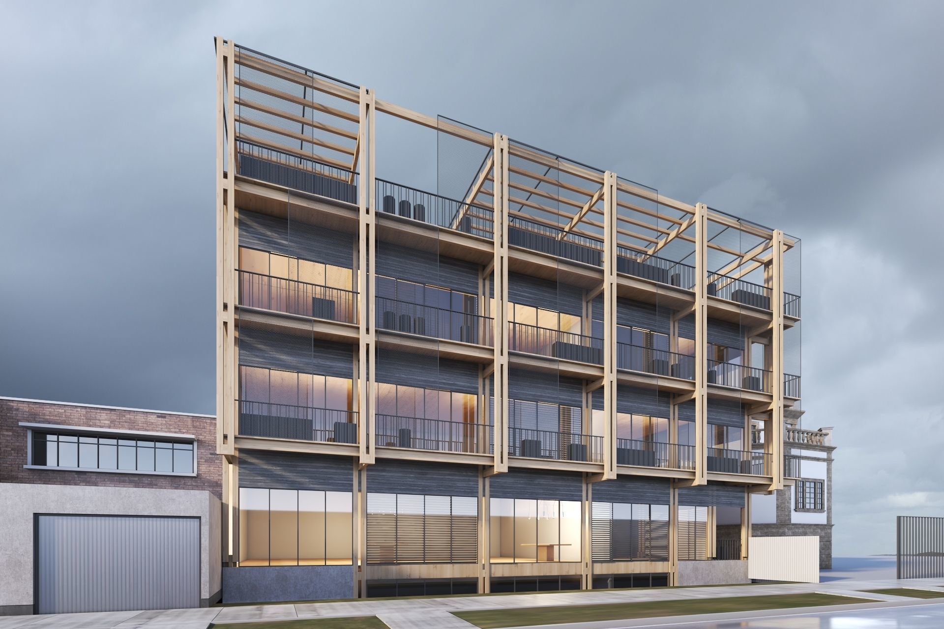 Residential building 3D model | CGTrader