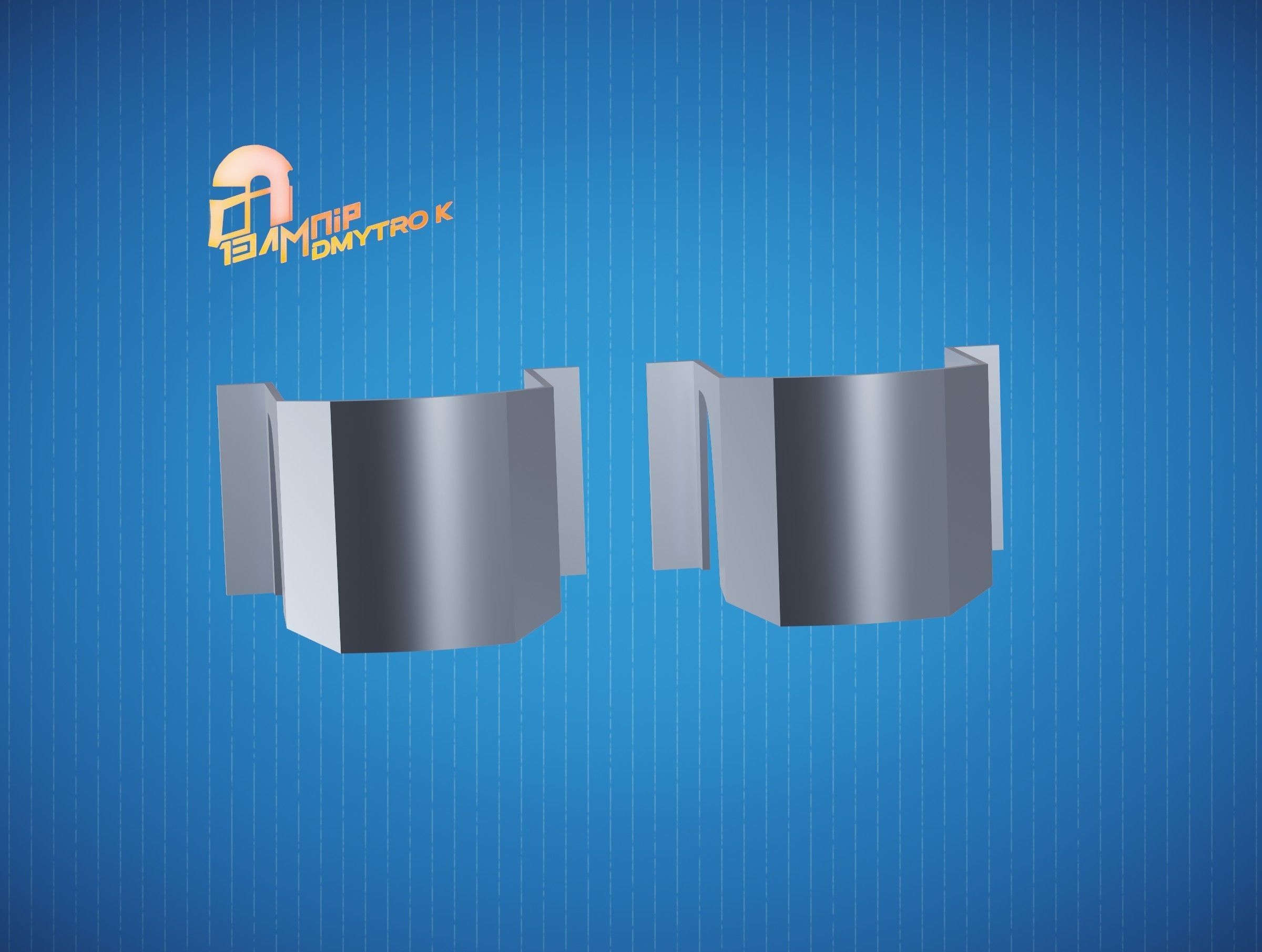 Custom Mandalorian knee Armor 3D model 3D printable | CGTrader