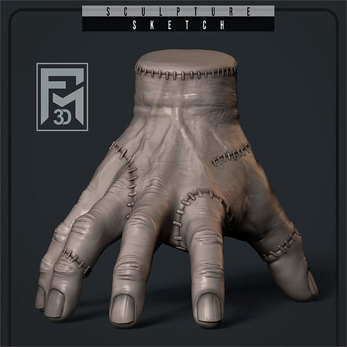 THING ADDAMS 3D model | CGTrader