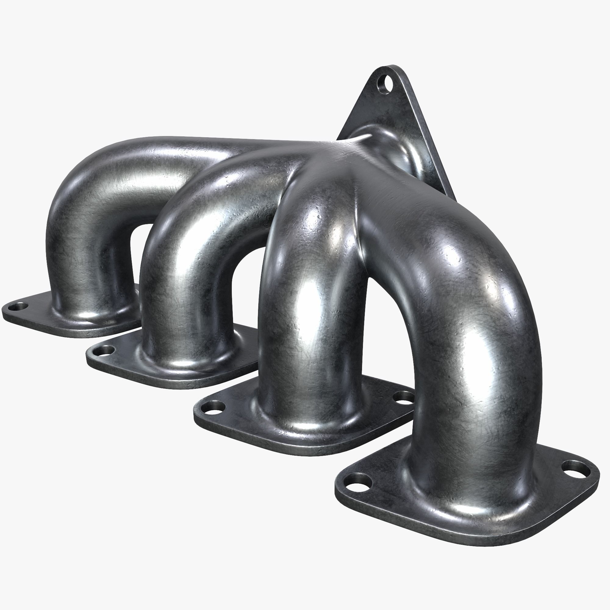 Exhaust header 3D model | CGTrader