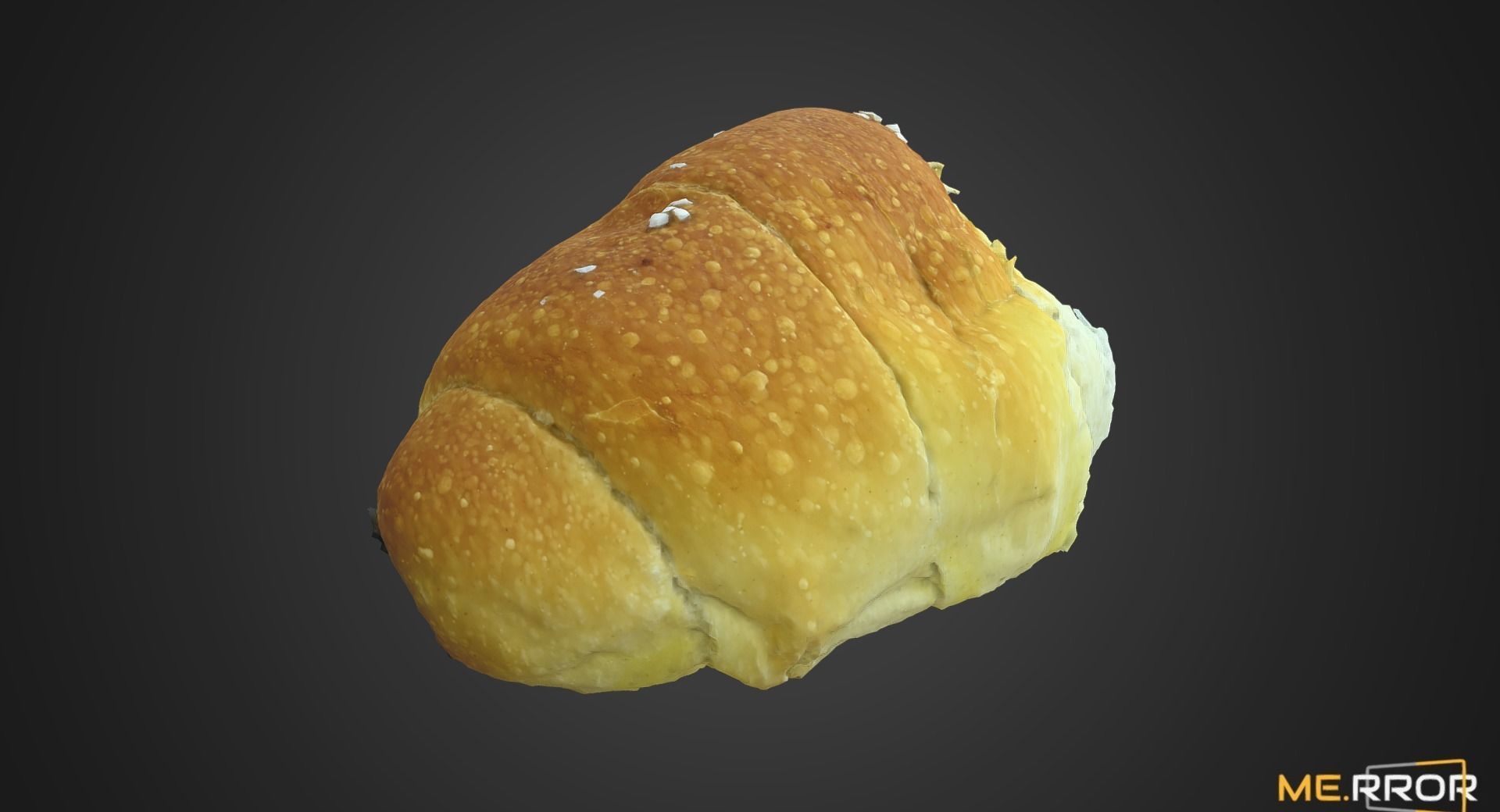 3D model Torn Salted Butter Roll Bread VR / AR / low-poly | CGTrader
