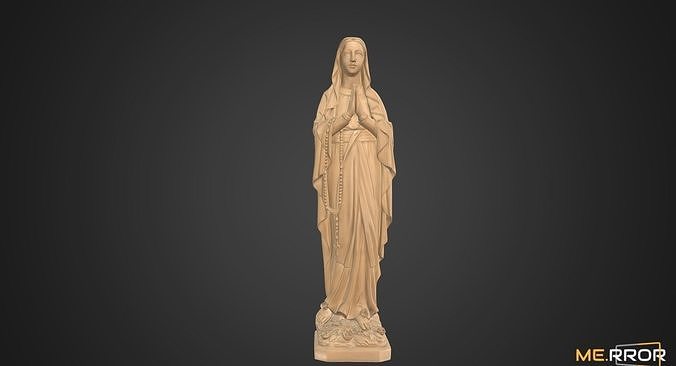 3D model Saint Maria Statue VR / AR / low-poly | CGTrader