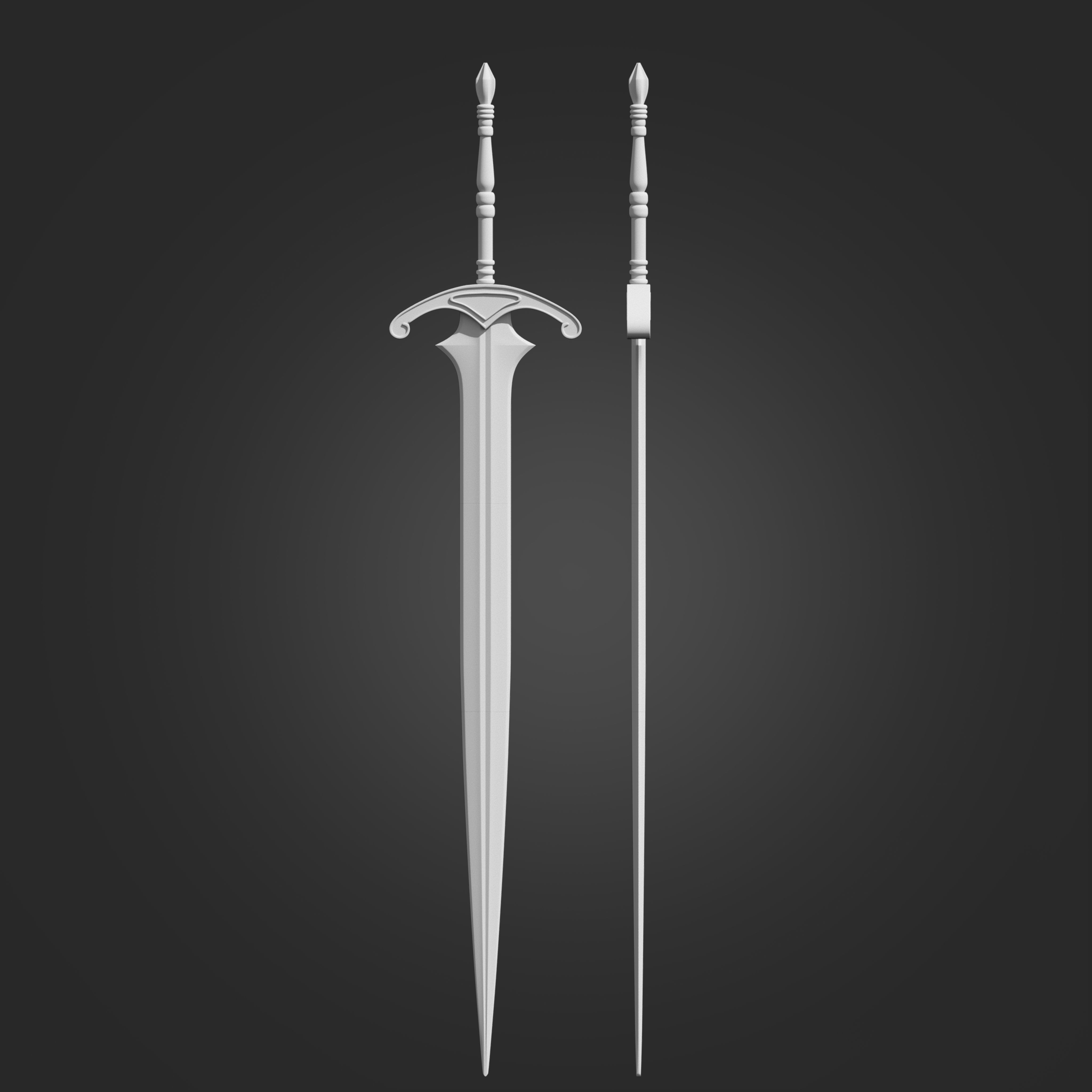 Lothric Knight Sword from Dark Souls 3D model 3D printable | CGTrader
