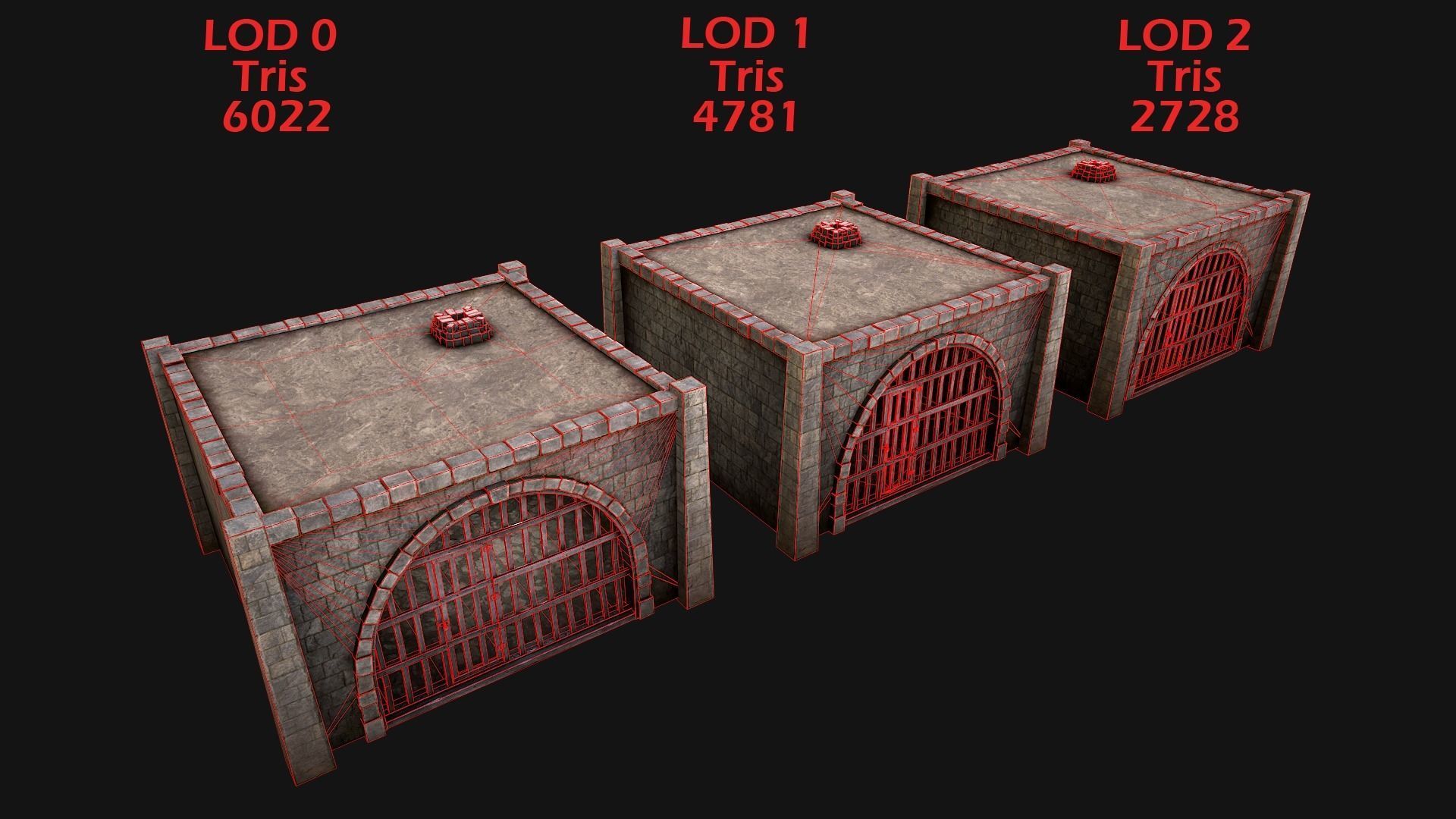 3D model Medieval Prison Cell VR / AR / low-poly | CGTrader