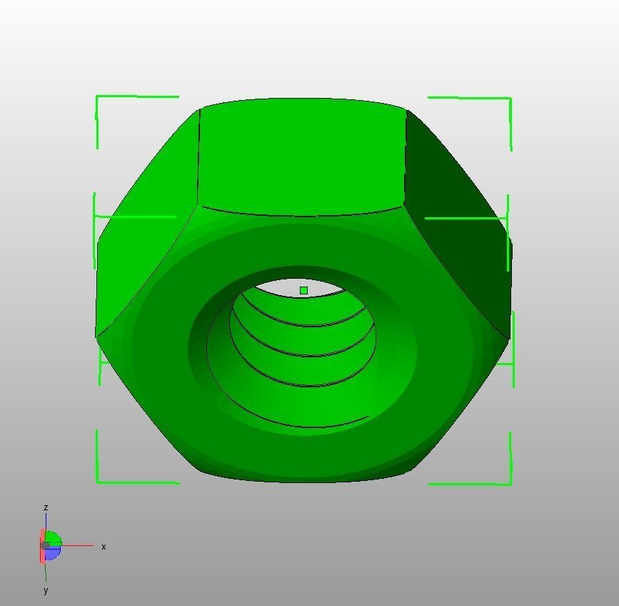 M6 Hex Nut 3D model 3D printable | CGTrader