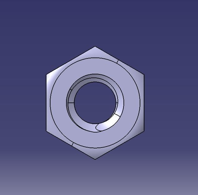 M3 Hex Nut 3D model 3D printable | CGTrader