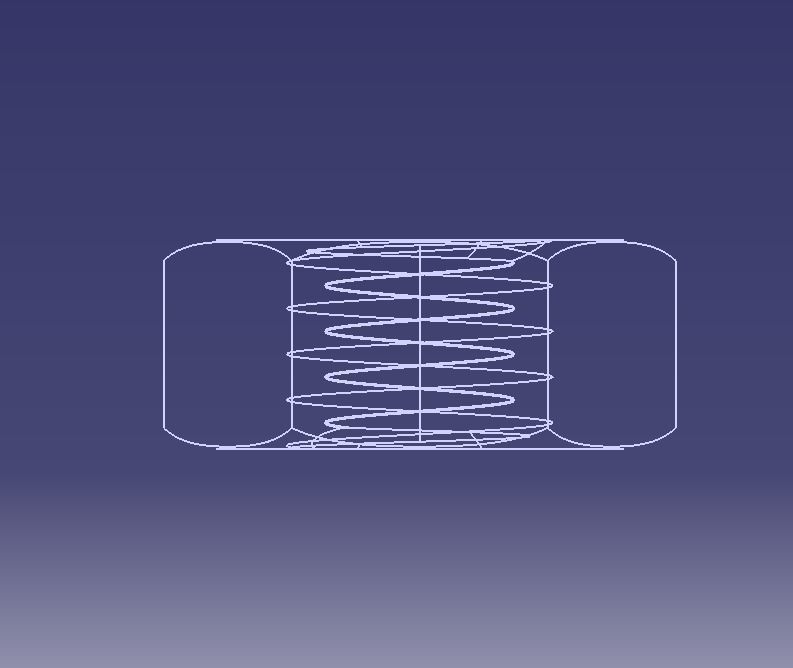 M2 Hex Nut 3D model 3D printable | CGTrader