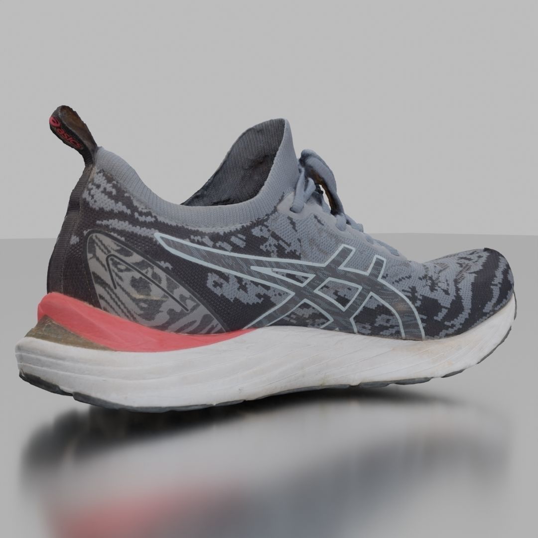 Photogrammetric scan of an asics running shoe 3D model | CGTrader