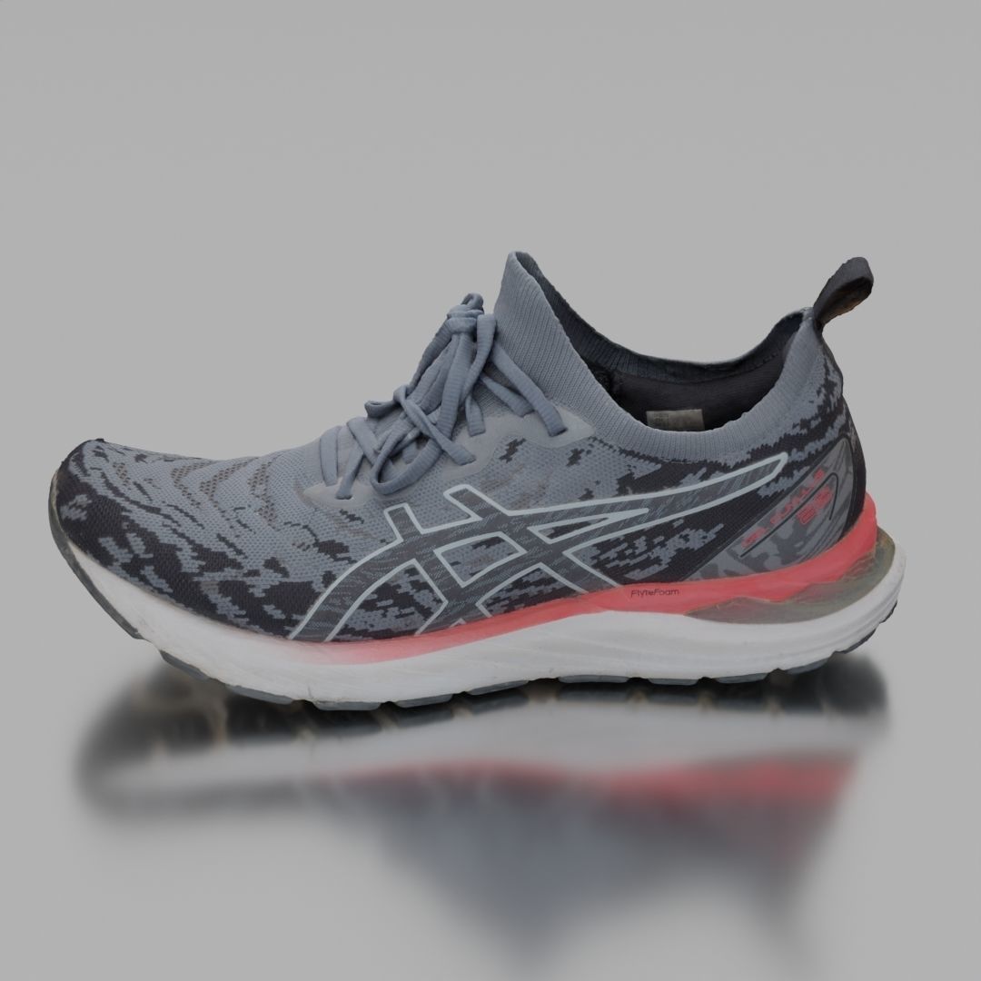 Photogrammetric scan of an asics running shoe 3D model | CGTrader