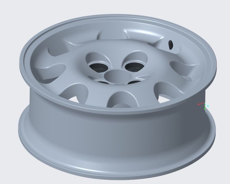 RIM PEUGEOT 205 GTI SPEEDLINE 3D model 3D printable | CGTrader