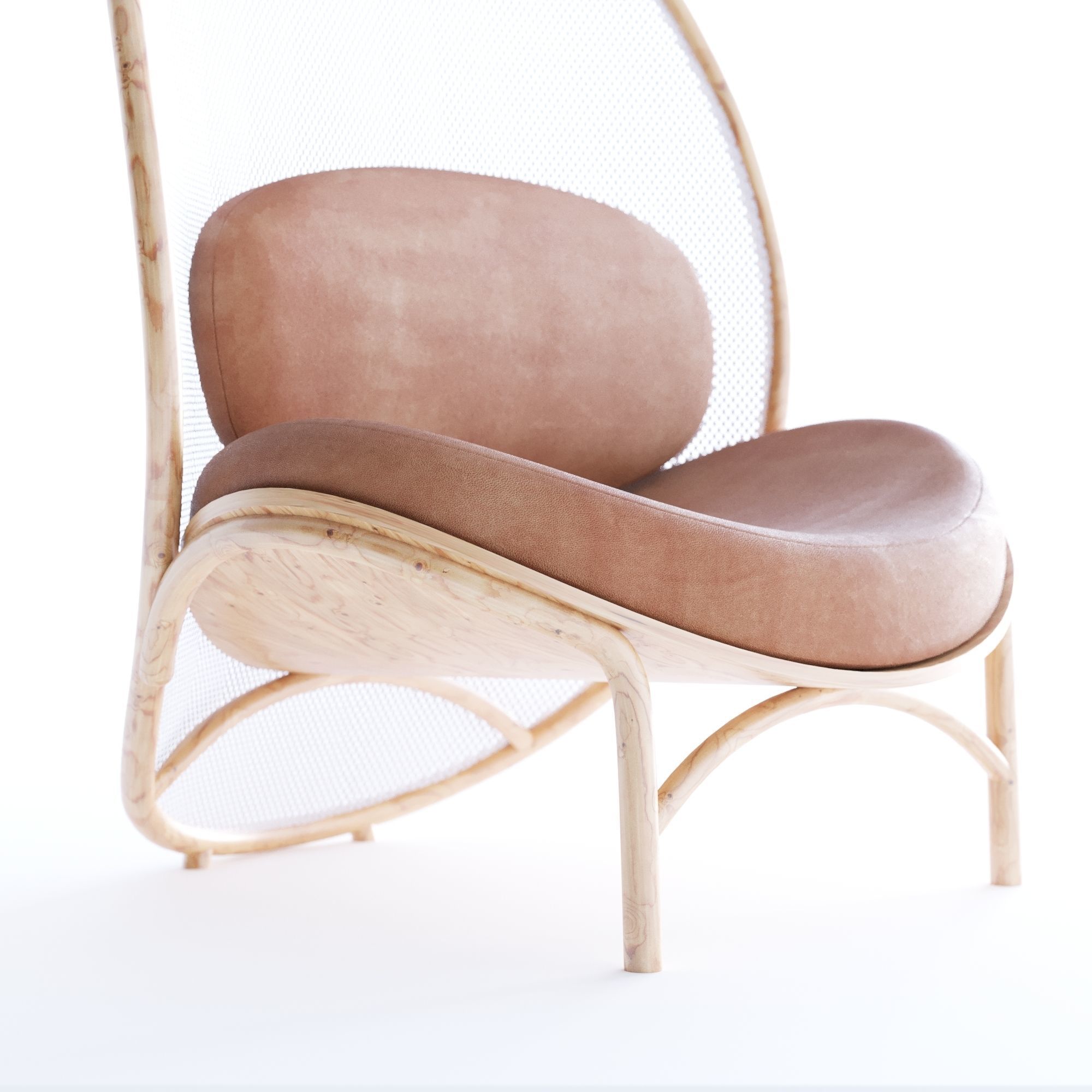 chips armchair 3D model | CGTrader