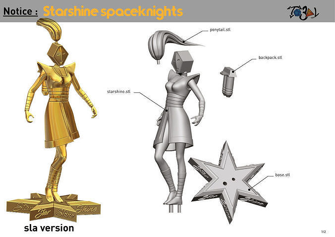 Starshine - Rom and the spaceknights 3D model 3D printable | CGTrader