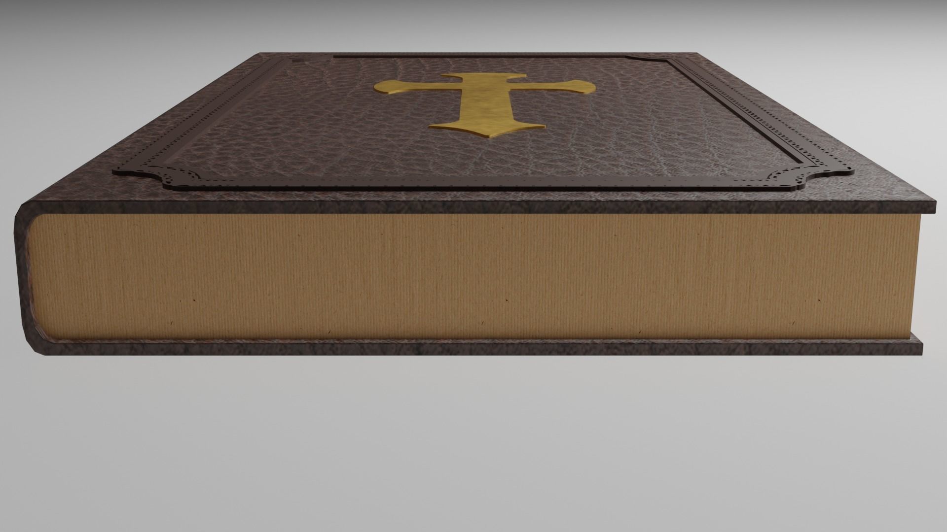 Leather Bible 3D model | CGTrader