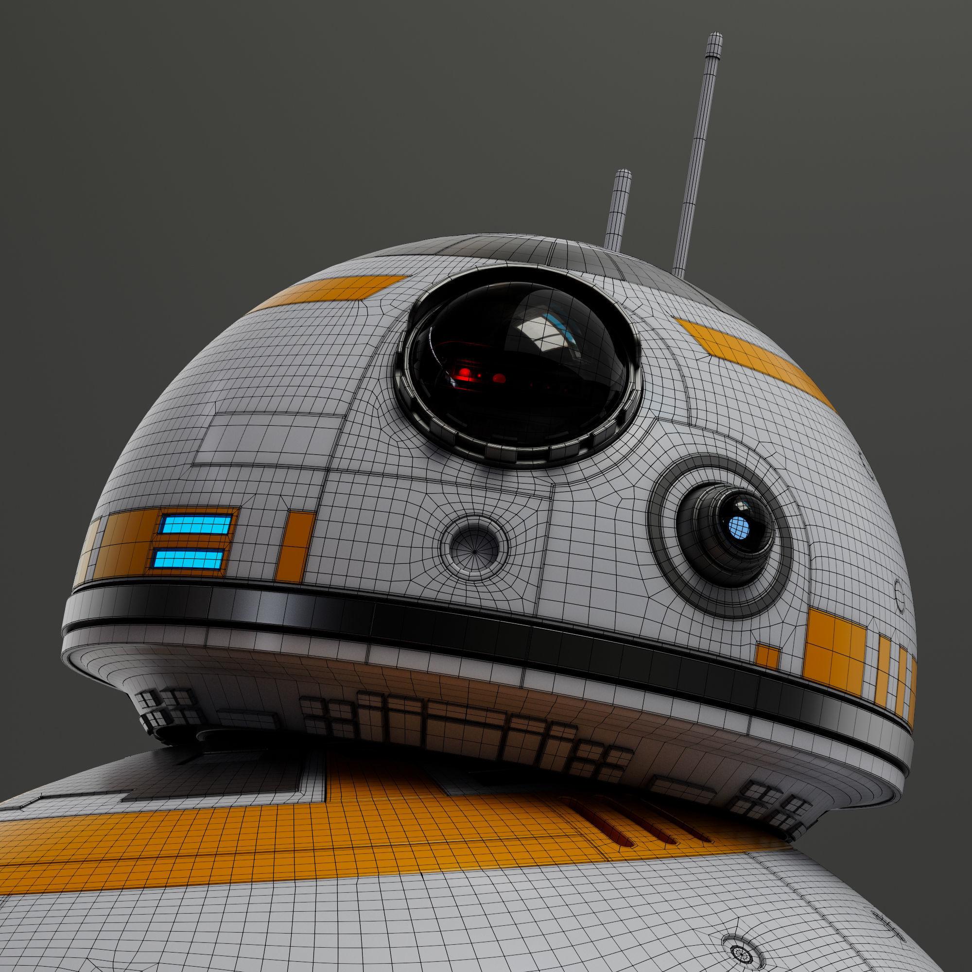 Star wars BB8 3D model 3D model | CGTrader