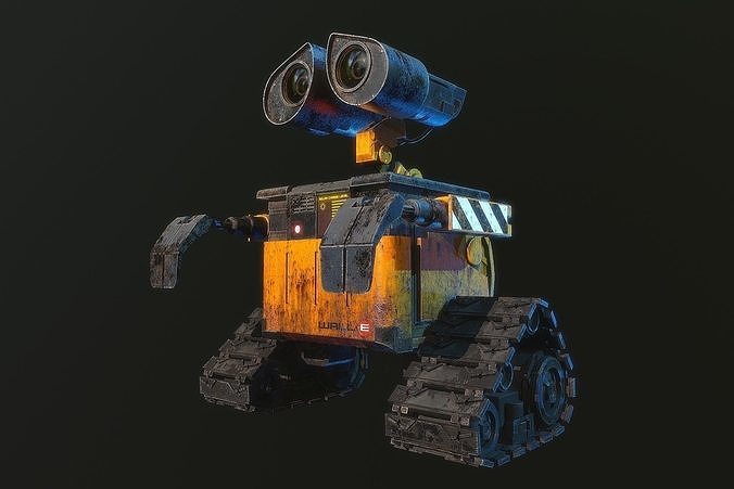 WALL-E wall - e robot 3D model | CGTrader