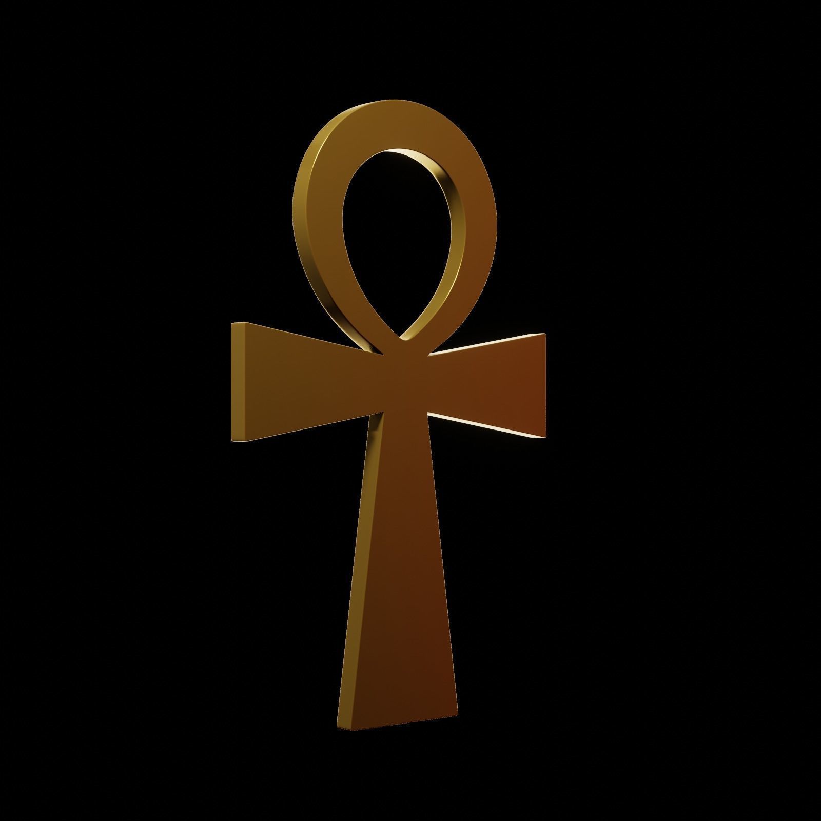 Ankh crux ansata free 3D model 3D printable | CGTrader