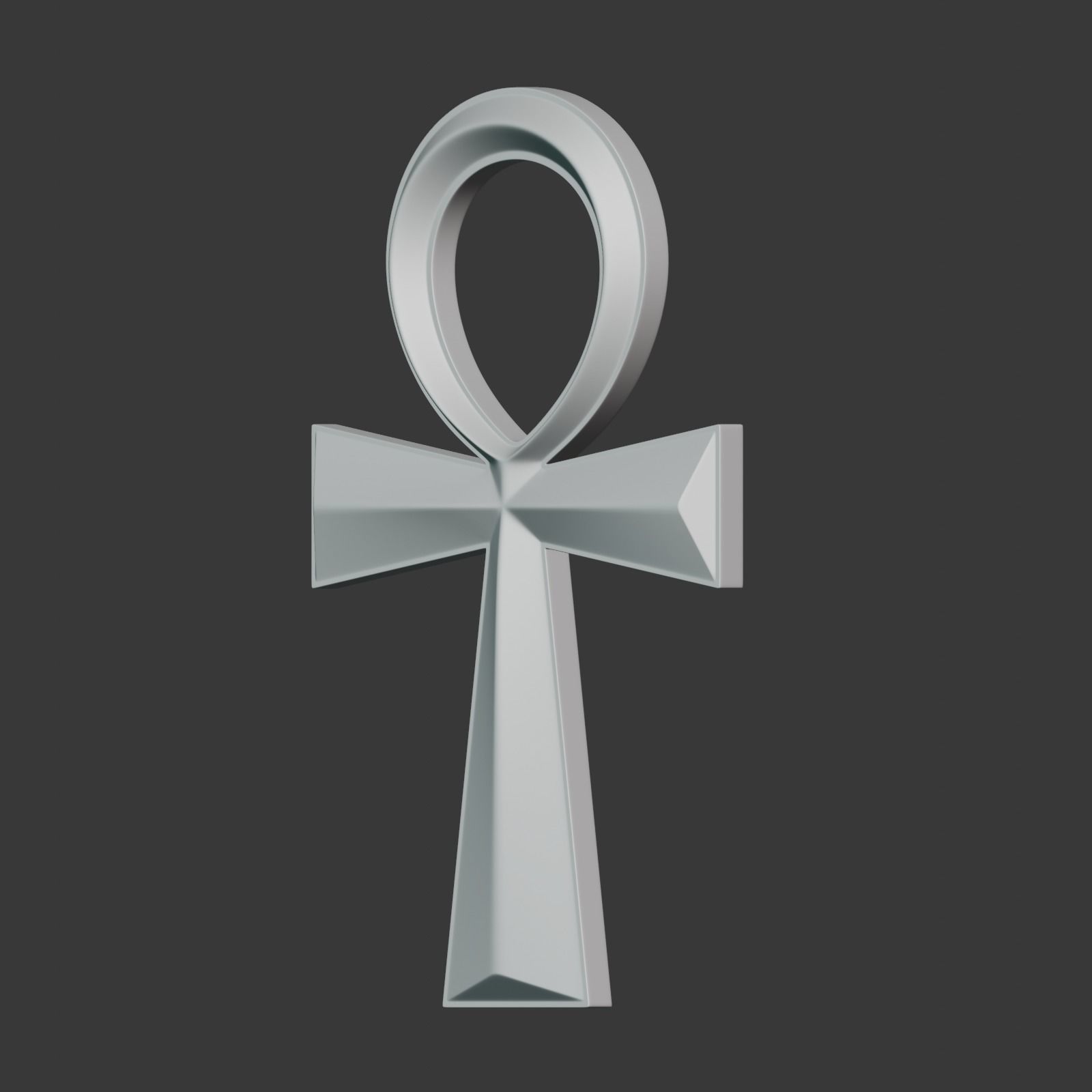 Ankh crux ansata free 3D model 3D printable | CGTrader