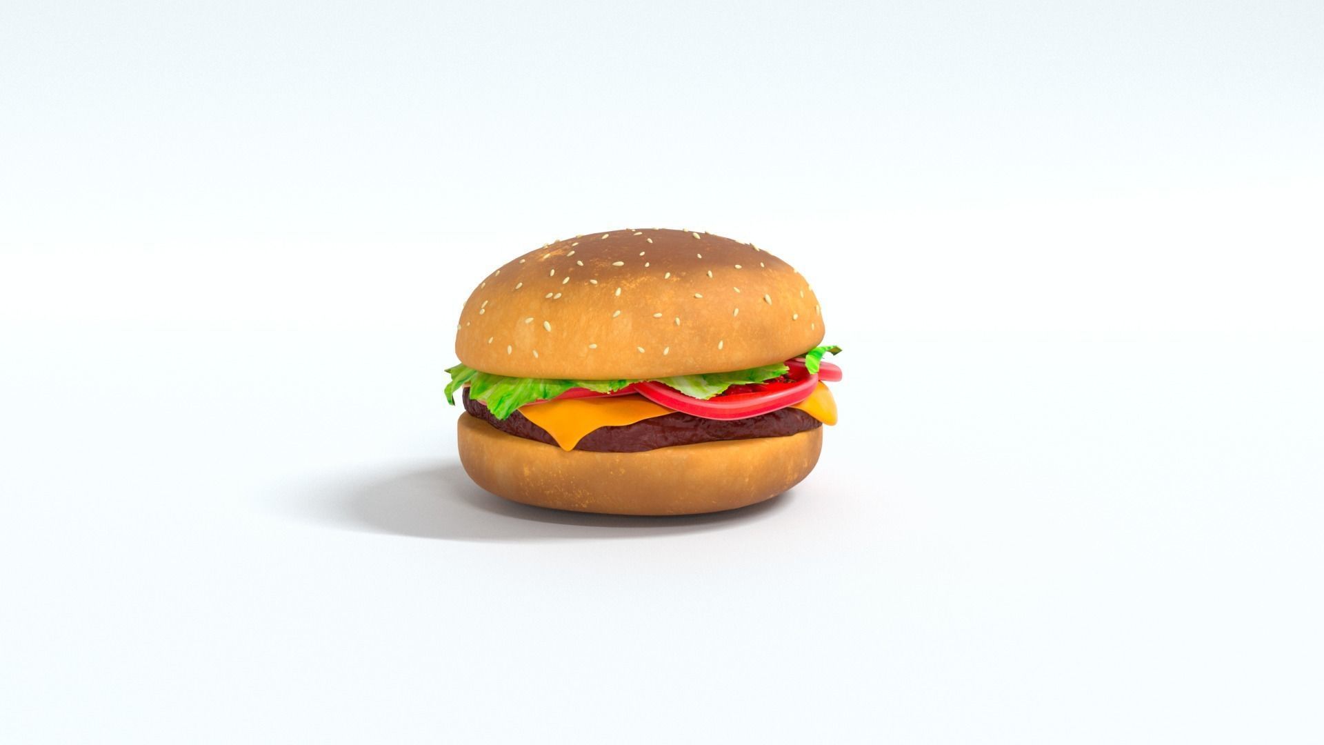 burger toy hamburger 3D model | CGTrader