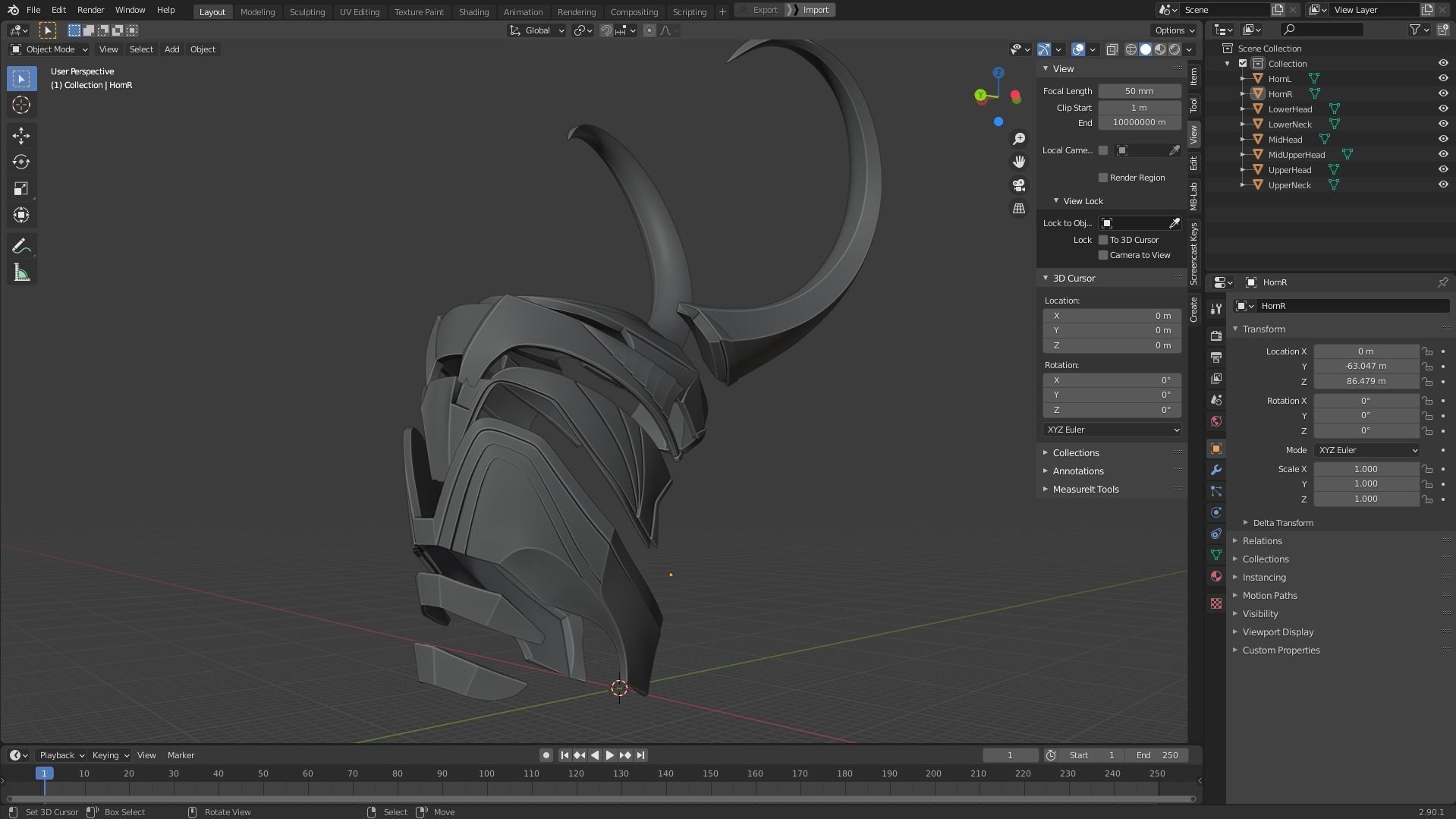The Avengers Loki Crown for Cosplay 3D model 3D printable | CGTrader