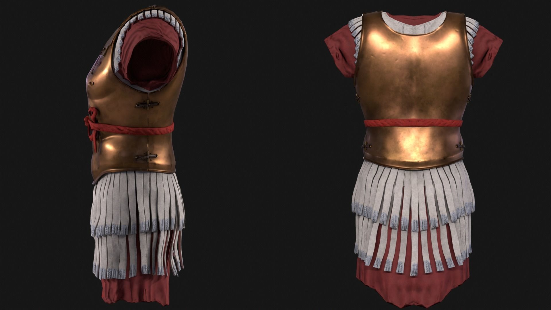 3D model Armour of Gaius Julius Caesar VR / AR / low-poly | CGTrader