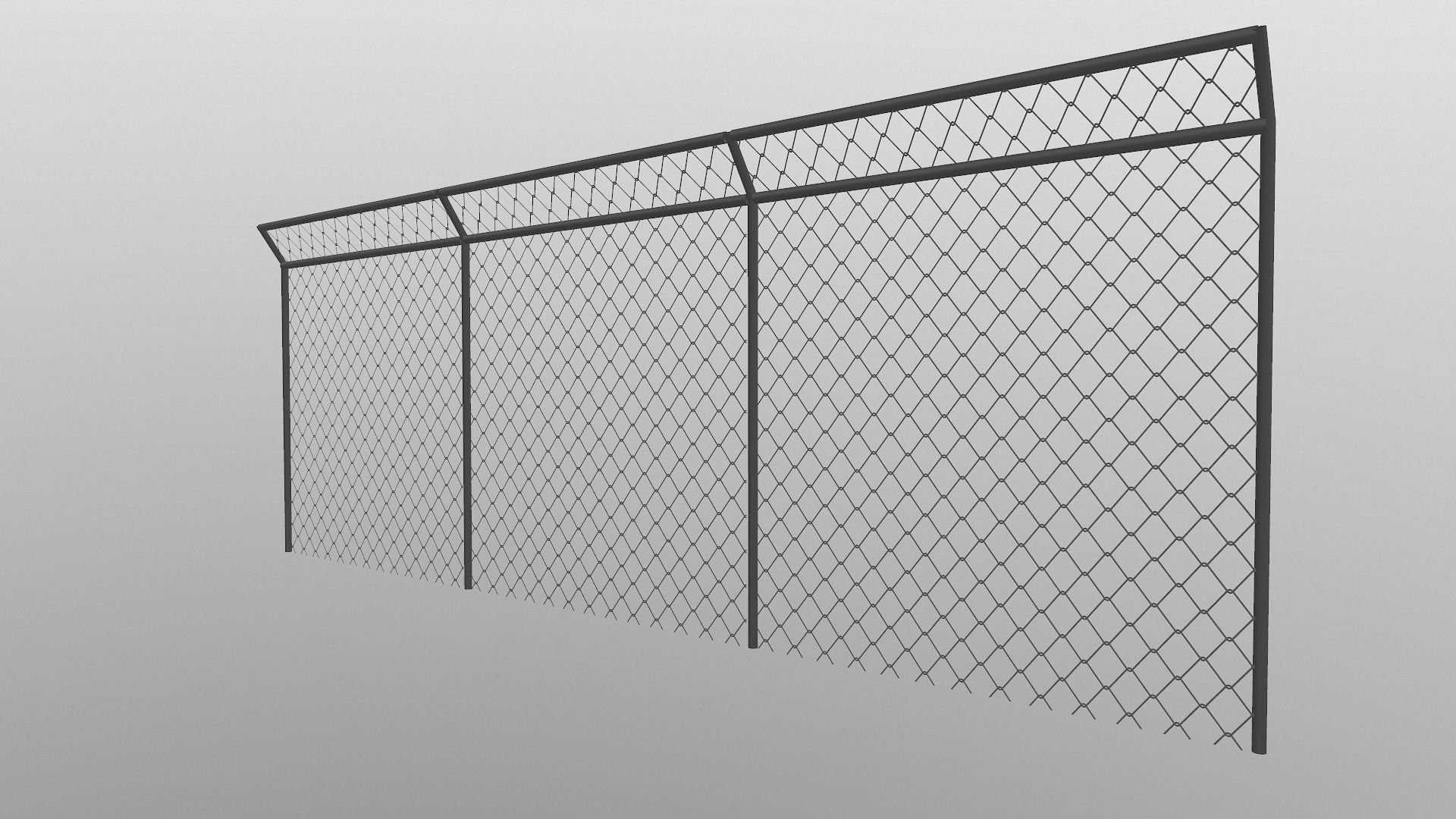 Wire Fence free VR / AR / low-poly 3D model | CGTrader