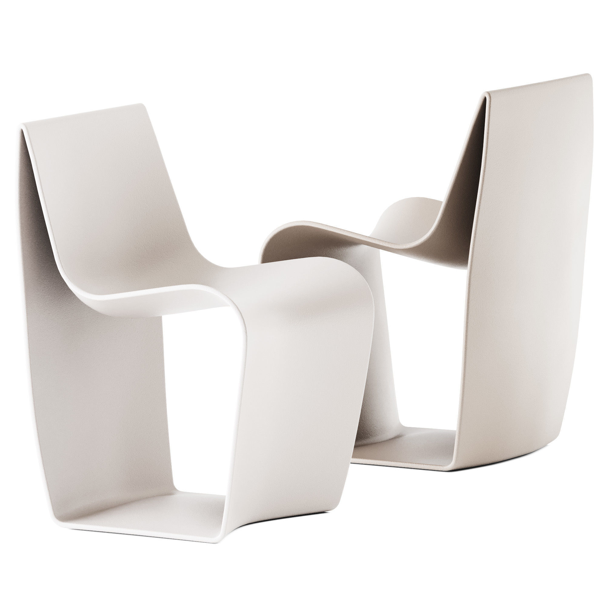 MDF Italia Sign Matt Chair 3D model | CGTrader
