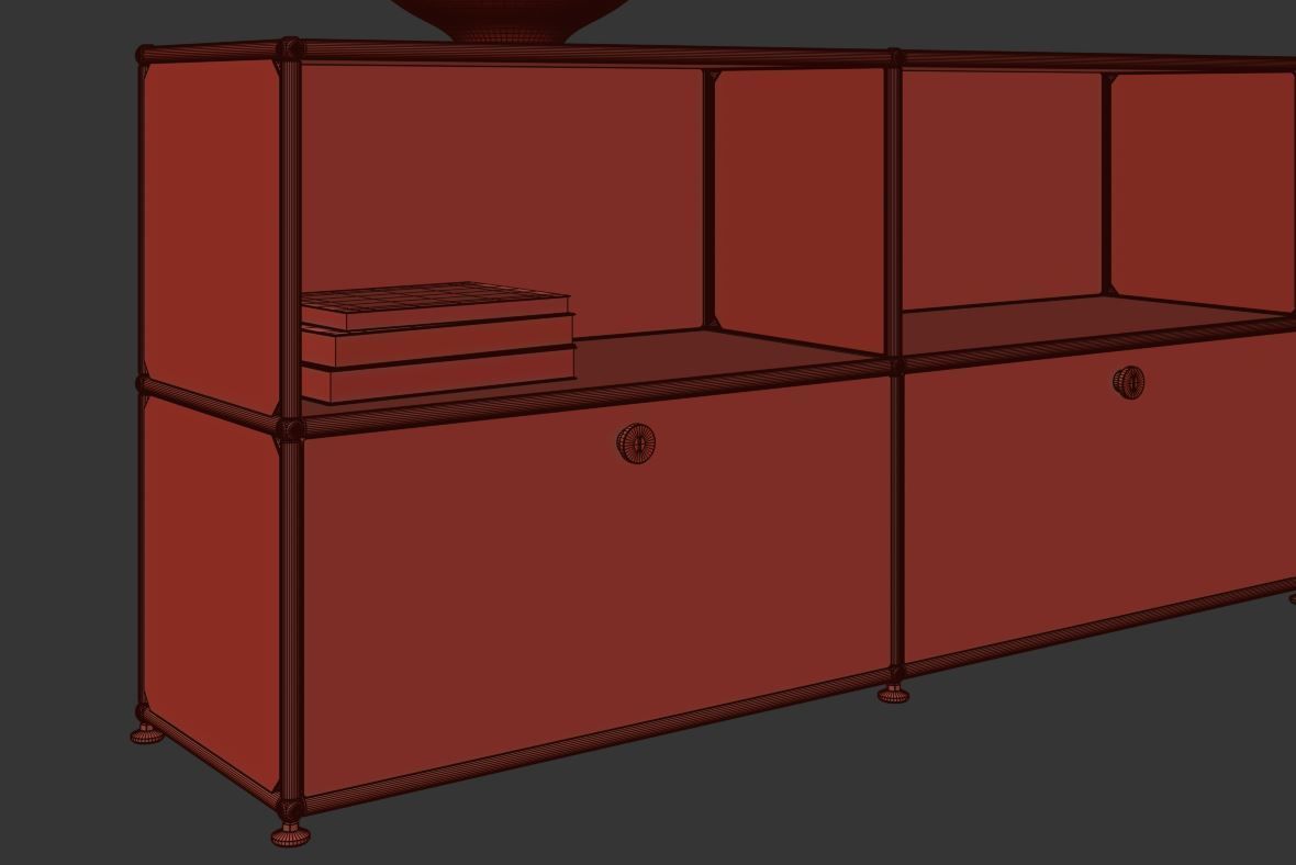 Usm Haller Sideboard 3D model | CGTrader