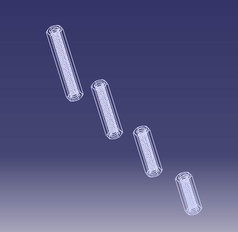 M4 Hexagonal Stud Connector 3D model 3D printable | CGTrader