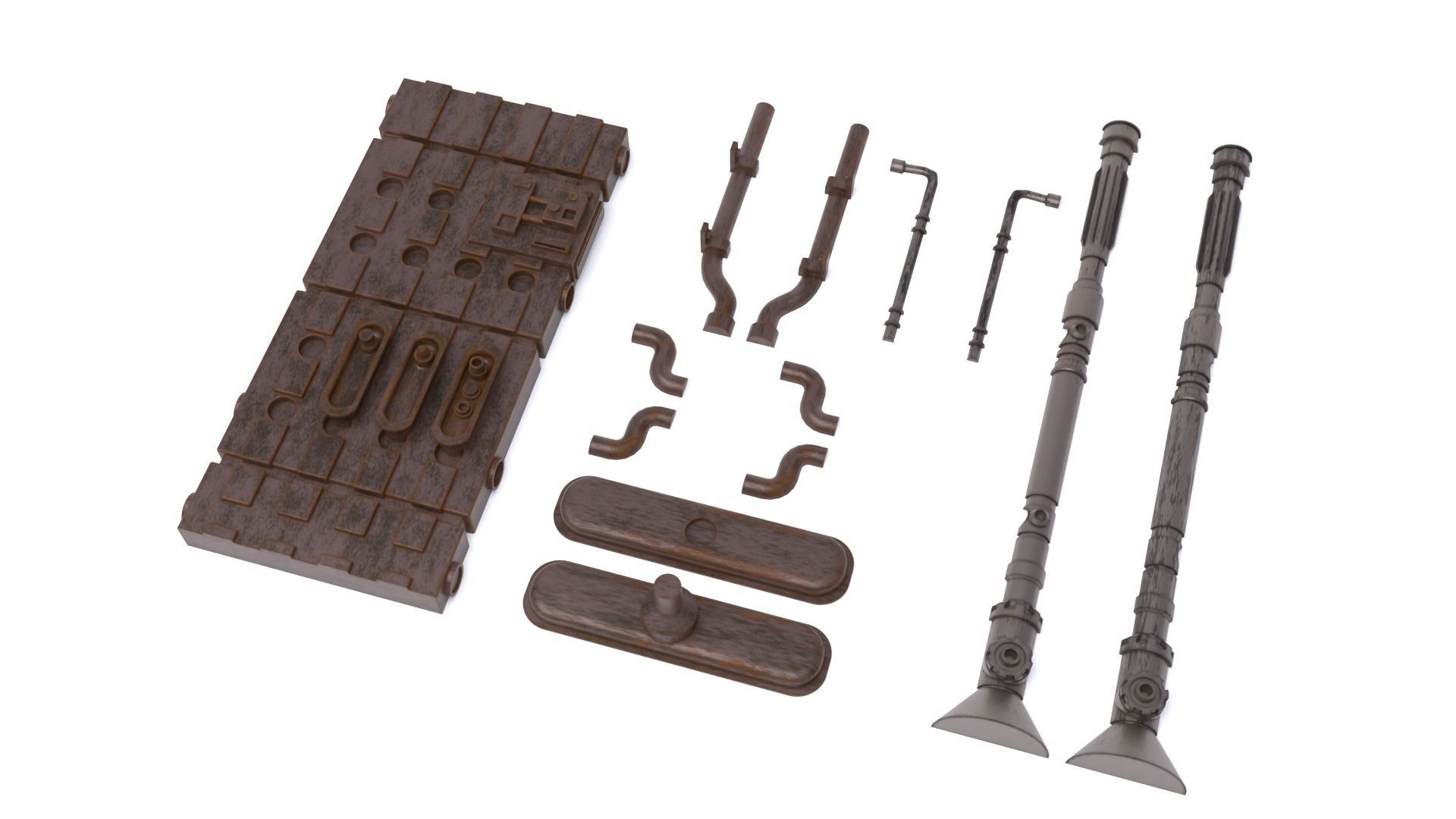 Star Wars Wall Parts 1 - The Imperial Entrance Heater 1-12 scale 3D ...