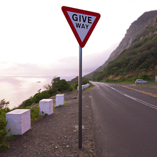 Road sign - Give way 3D model | CGTrader