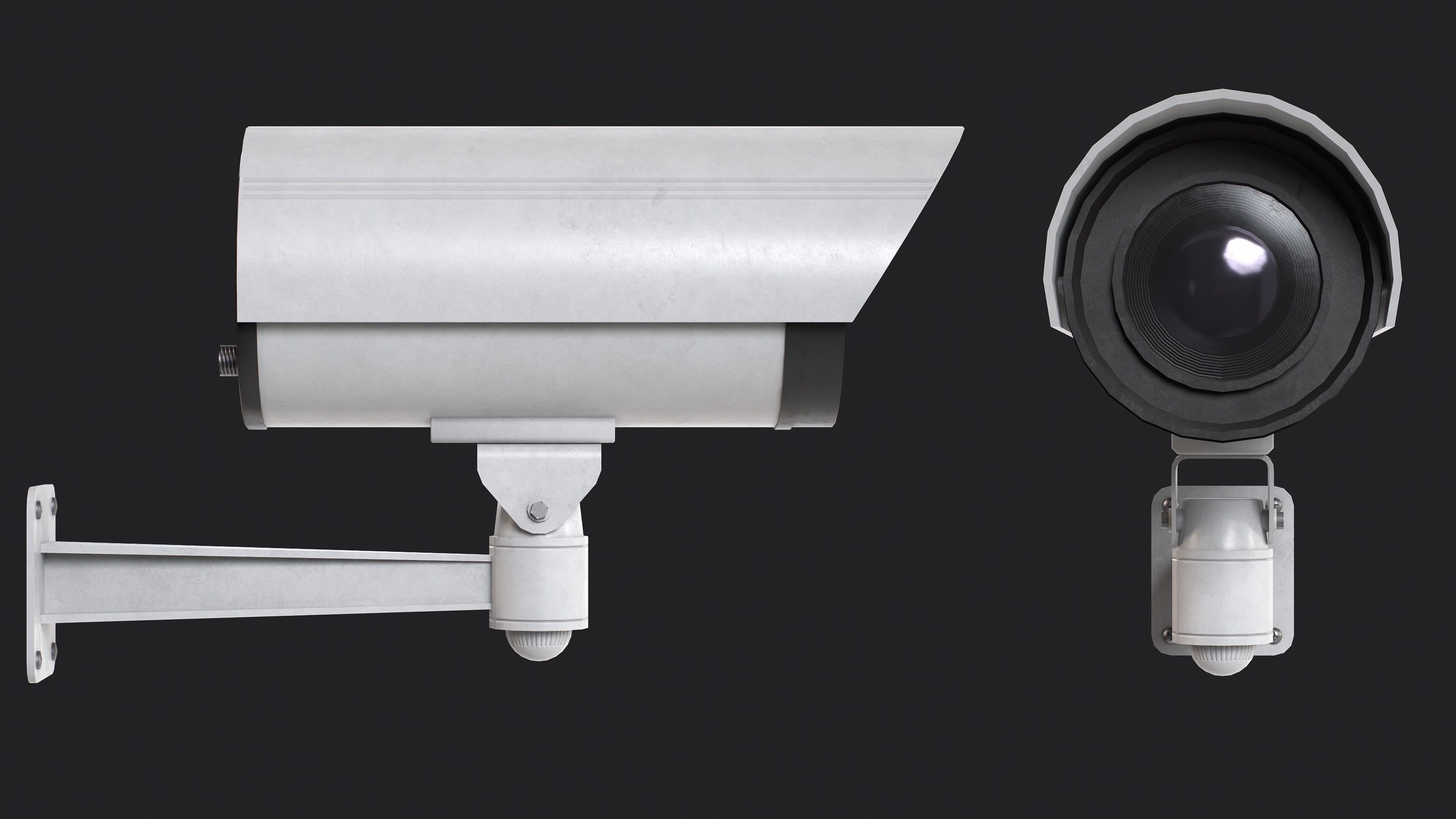 3D model Set of 2 CCTV Cameras VR / AR / low-poly | CGTrader