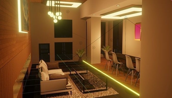 VRChat Bar 3D model | CGTrader